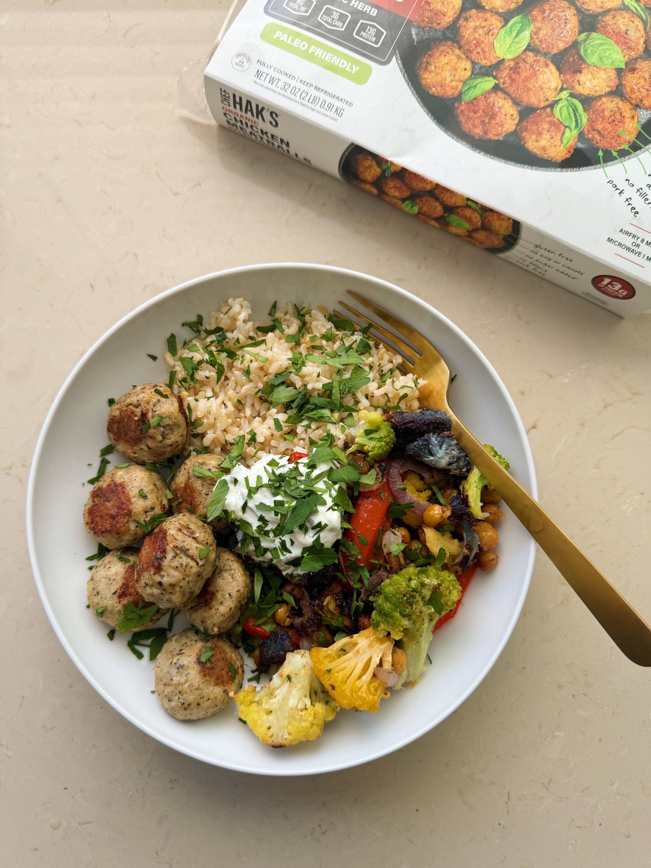 Mediterranean Meatball Bowls – Hak's Food Official Store