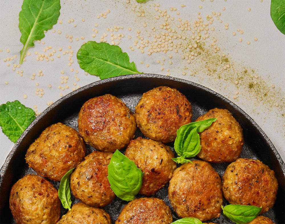 Organic Chicken Meatballs - Garlic Herb – Hak's Food Official Store