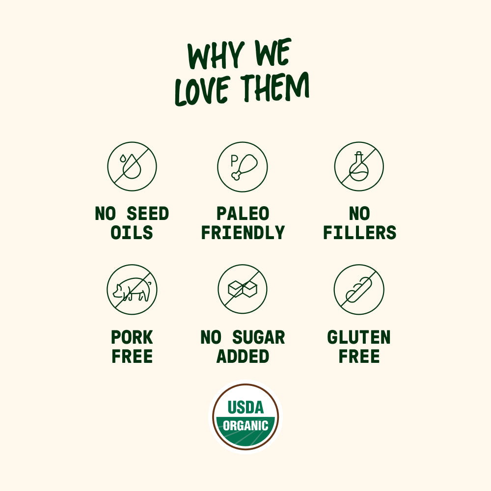 Organic Chicken Meatballs - Garlic Herb – Hak's Food Official Store