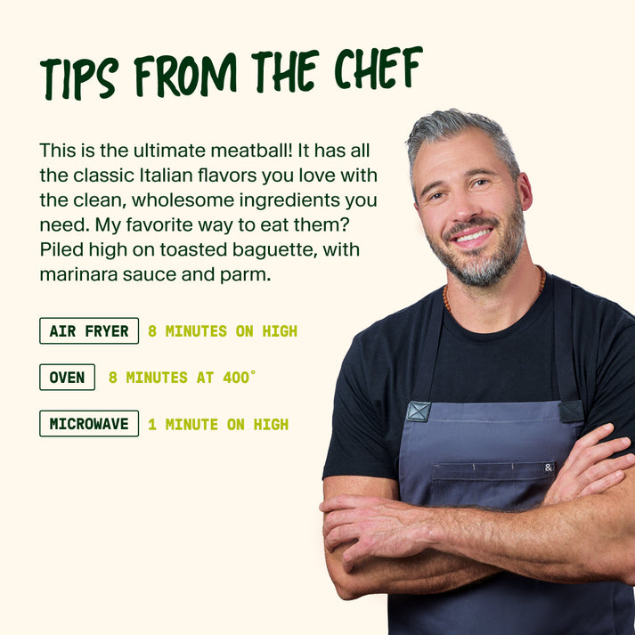 Organic Chicken Meatballs - Garlic Herb – Hak's Food Official Store